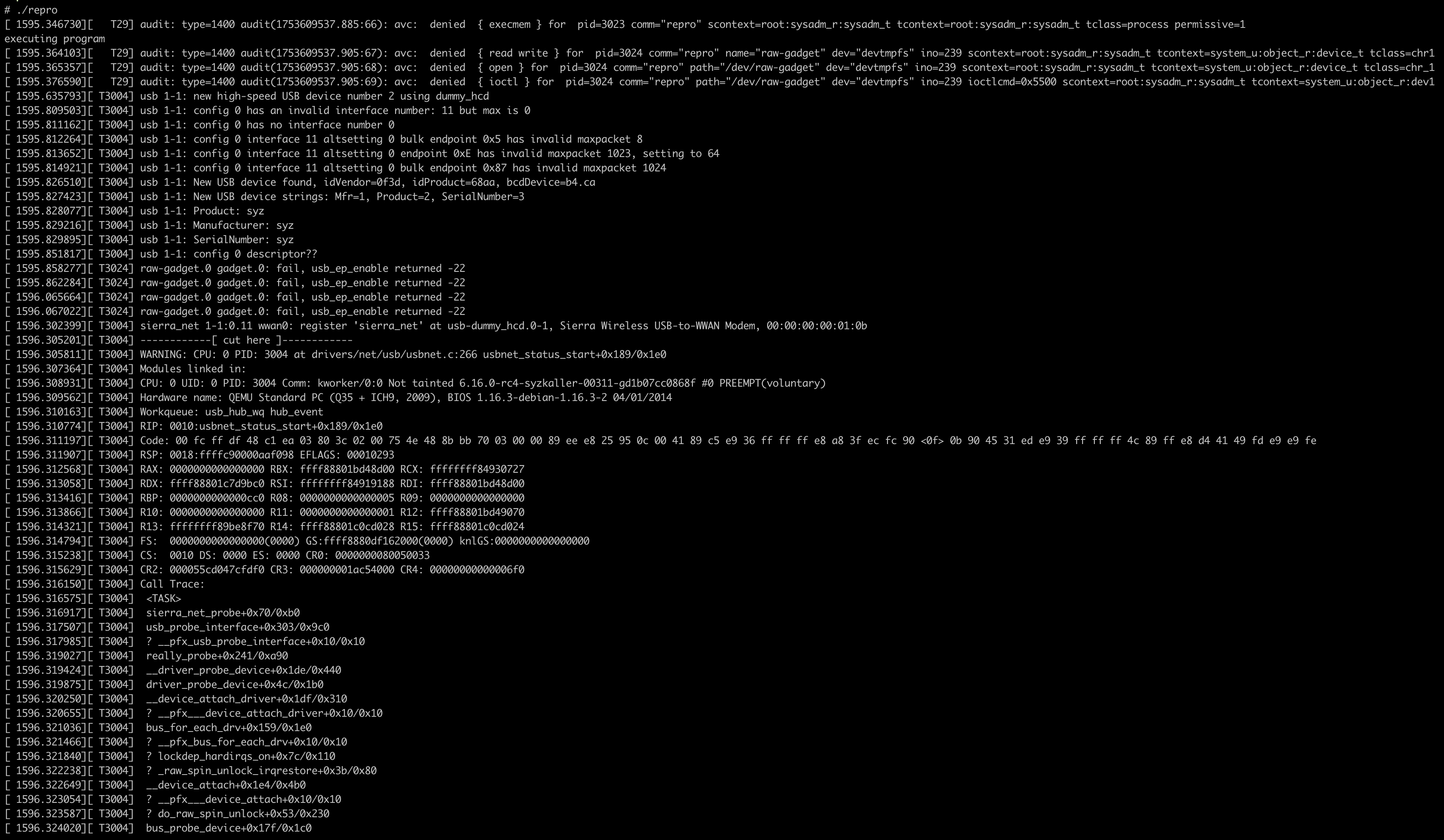 在本地复现syzbot Bugs - Yuanye Ma's Blog